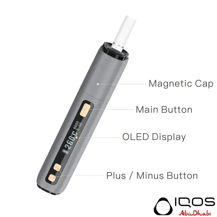 Lambda CC Grey Device For Heets Sticks with Free Home Delivery in Abu Dhabi, Dubai and UAE